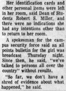 Susan Elaine Rancourt - Ted Bundy's 4th victim.